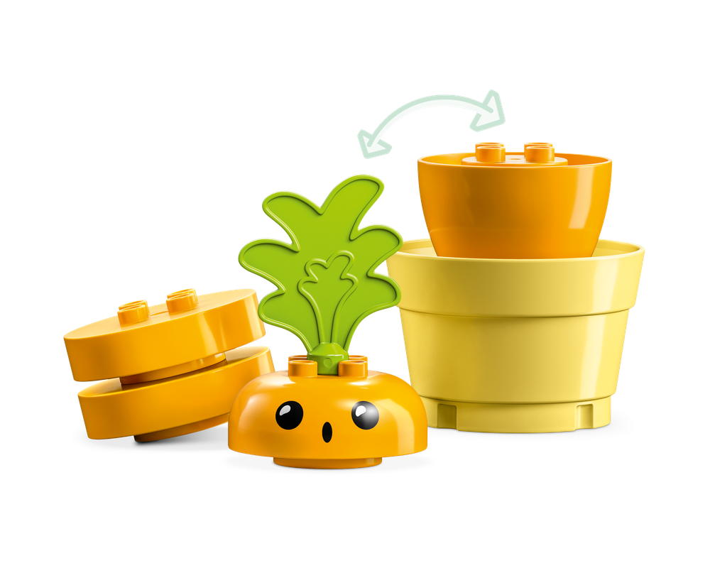 LEGO Set 10981-1 Growing Carrot (2023 Duplo) | Rebrickable - Build with ...