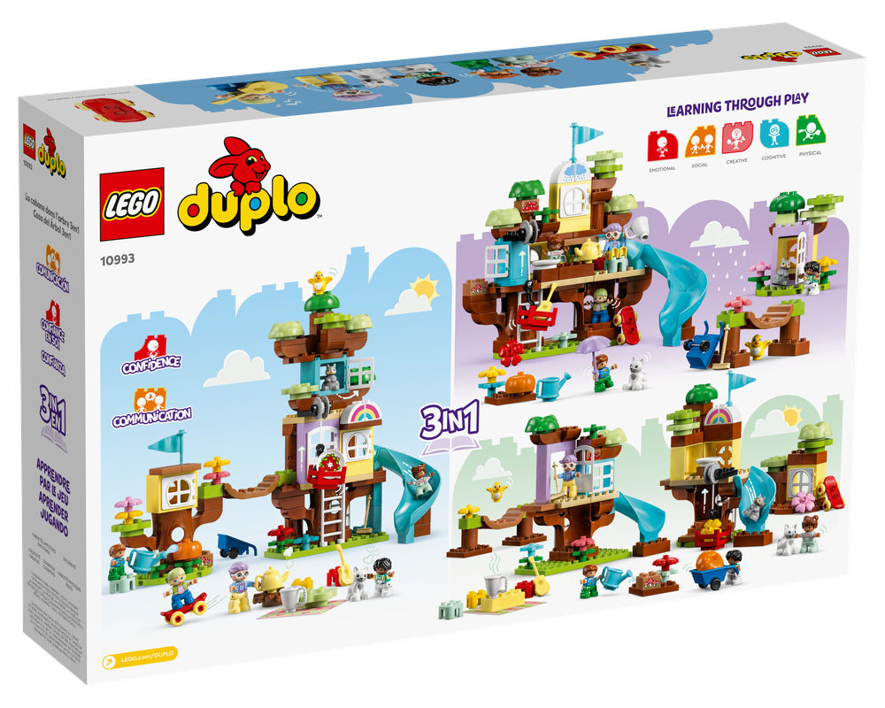 LEGO Set 10993-1 3in1 Tree House (2023 Duplo) | Rebrickable - Build ...