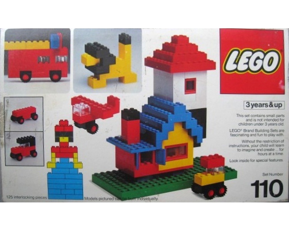 LEGO Set 110-1 Universal Building Set (1977 Universal Building Set ...