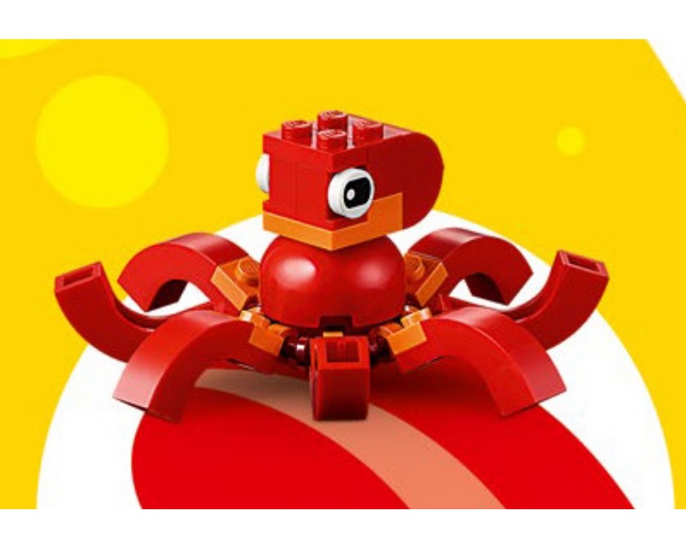 LEGO Set 11020-1-s4 Red Octopus (2022 Classic) | Rebrickable - Build ...