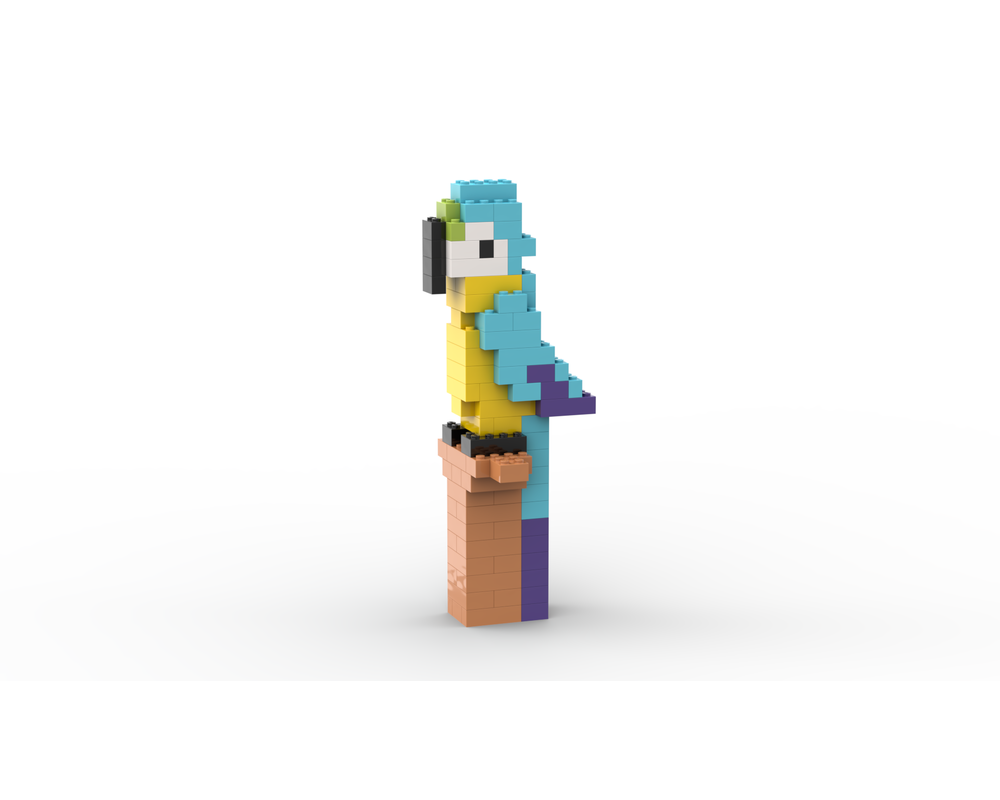 LEGO Set 11030-1-c3 Blue-Yellow Macaw (2023 Classic) | Rebrickable - Build with LEGO