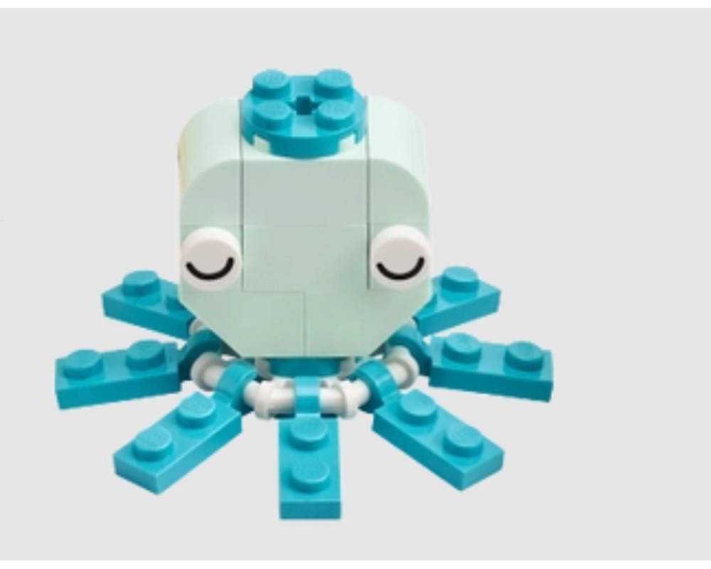 LEGO Set 11032-1-s6 Octopus Blue (2023 Classic) | Rebrickable - Build ...