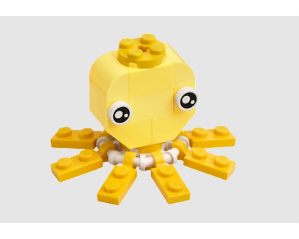 LEGO Set 11032-1-s7 Octopus Yellow (2023 Classic) | Rebrickable - Build ...