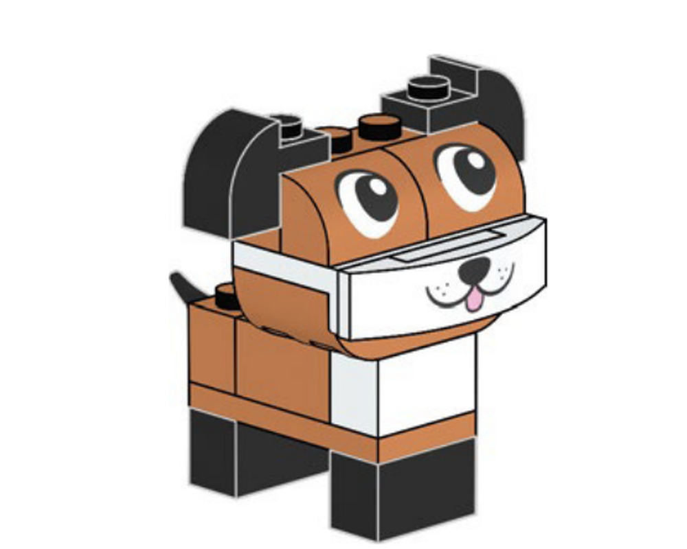 LEGO Set 11034-1-s1 Dog (2024 Classic) | Rebrickable - Build with LEGO