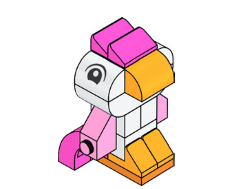 LEGO Set 11034-1-s6 Bird (2024 Classic) | Rebrickable - Build with LEGO