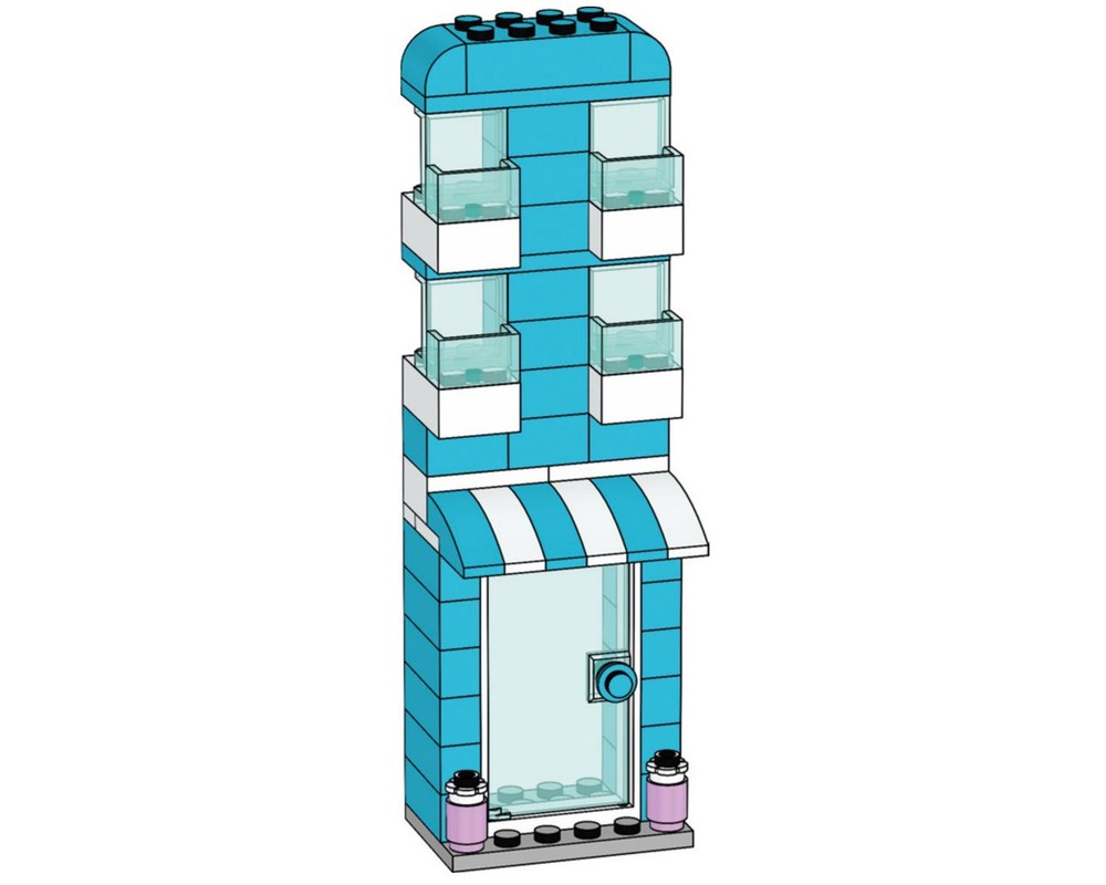 LEGO Set 11035-1-s6 Blue Skyscraper (2024 Classic) | Rebrickable ...