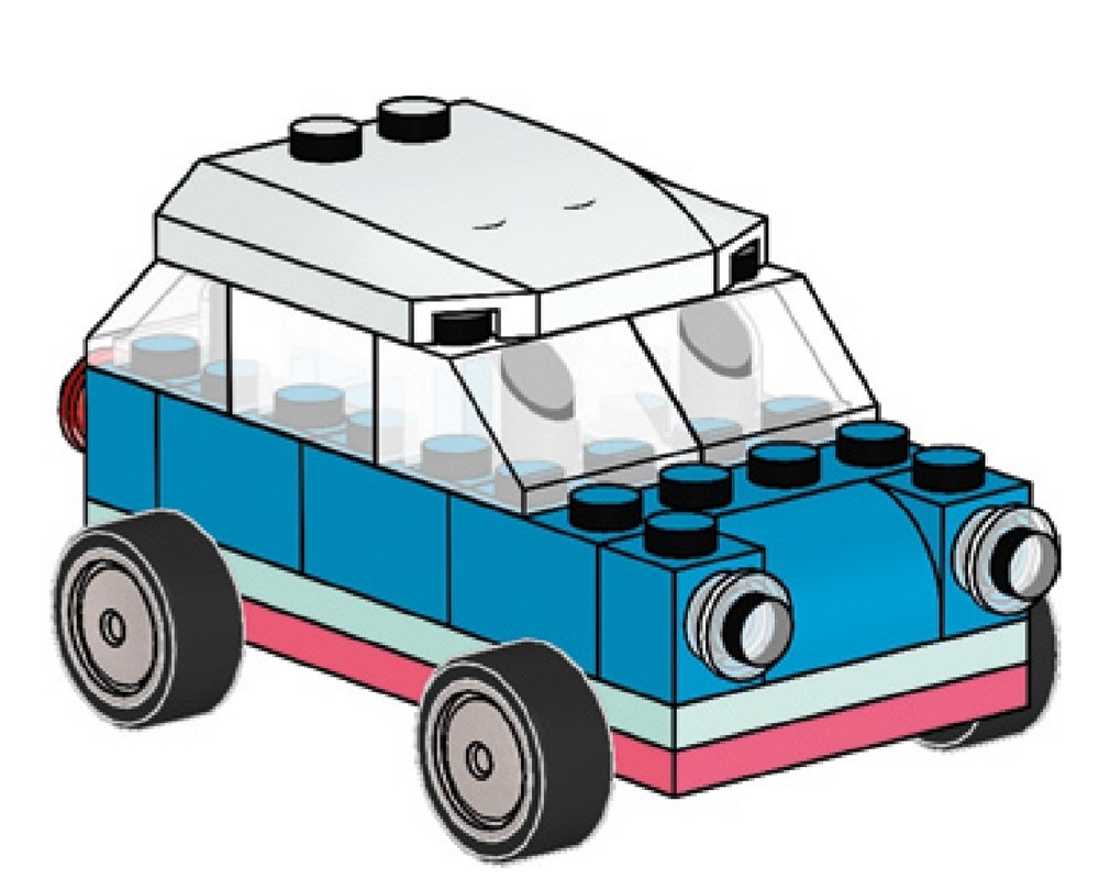 LEGO Set 11036-1-s1 Estate Car (2024 Classic) | Rebrickable - Build ...