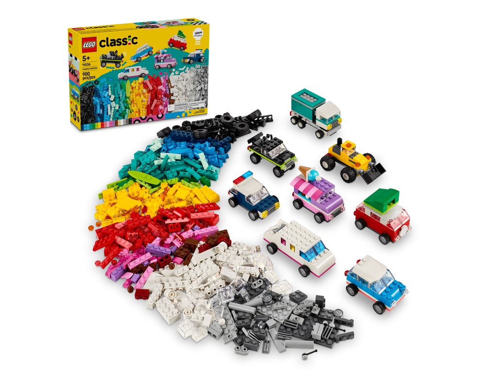 LEGO Set 11036-1 Creative Vehicles (2024 Classic) | Rebrickable - Build ...