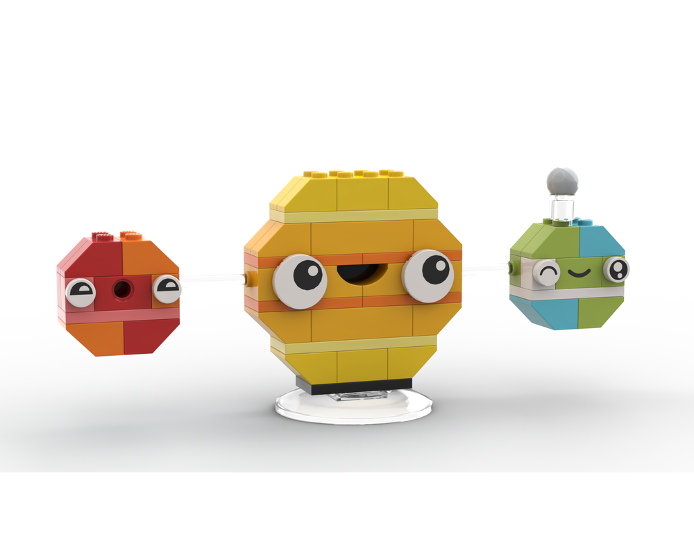 LEGO Set 11037-1-s3 Sun Earth Mars (2024 Classic) | Rebrickable - Build ...