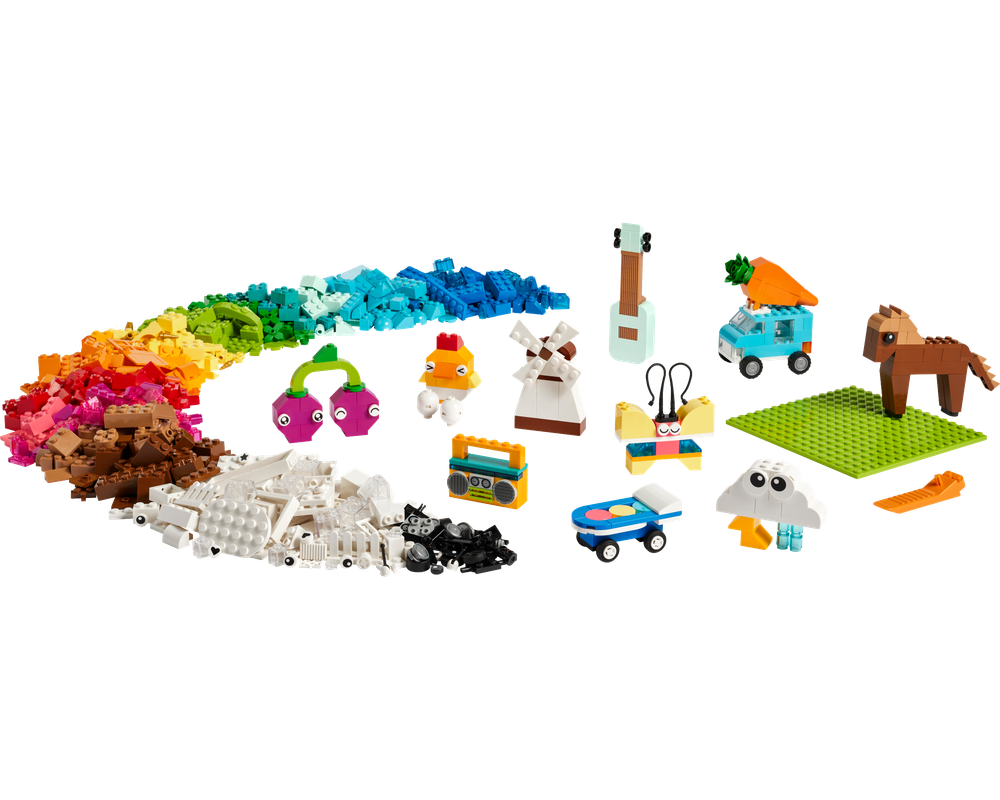 LEGO Set 11038-1 Vibrant Creative Brick Box (2024 Classic) | Rebrickable - Build with LEGO