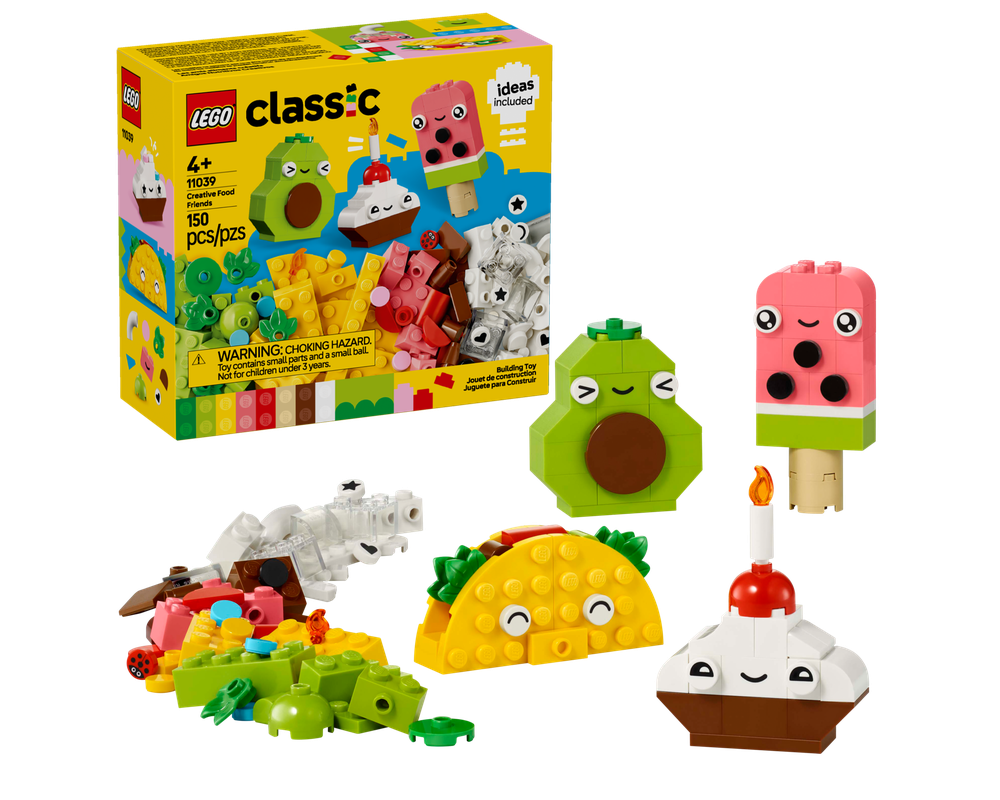 LEGO Set 11039-1 Creative Food Friends (2025 Classic) | Rebrickable ...