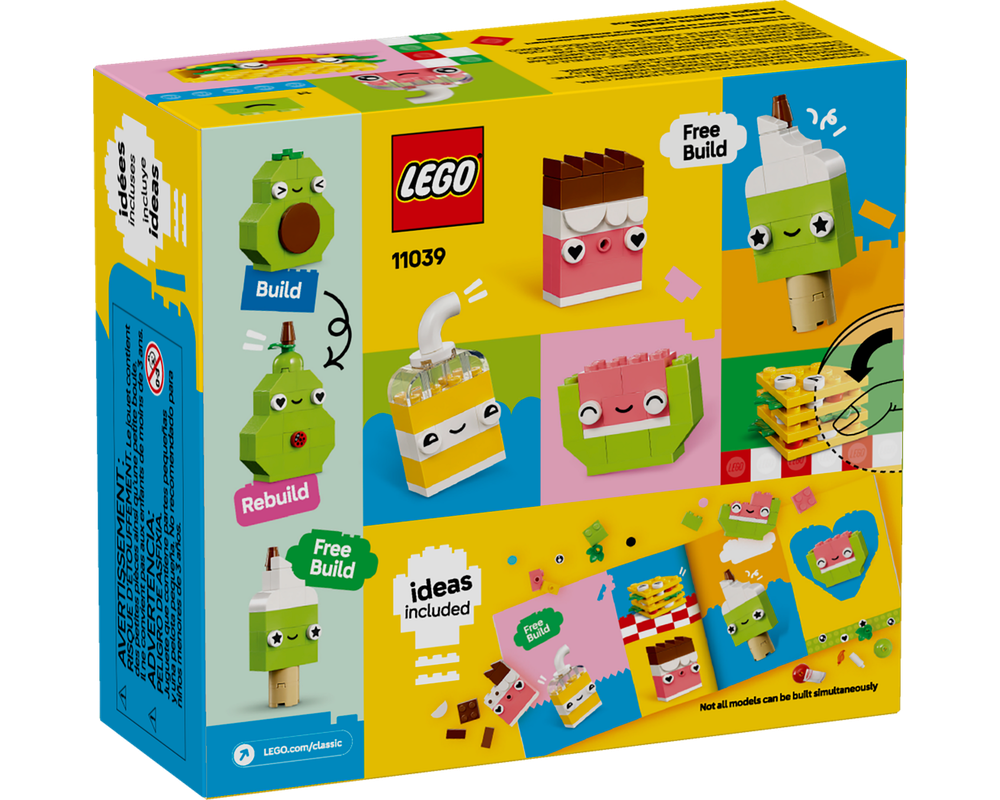 LEGO Set 11039-1 Creative Food Friends (2025 Classic) | Rebrickable ...