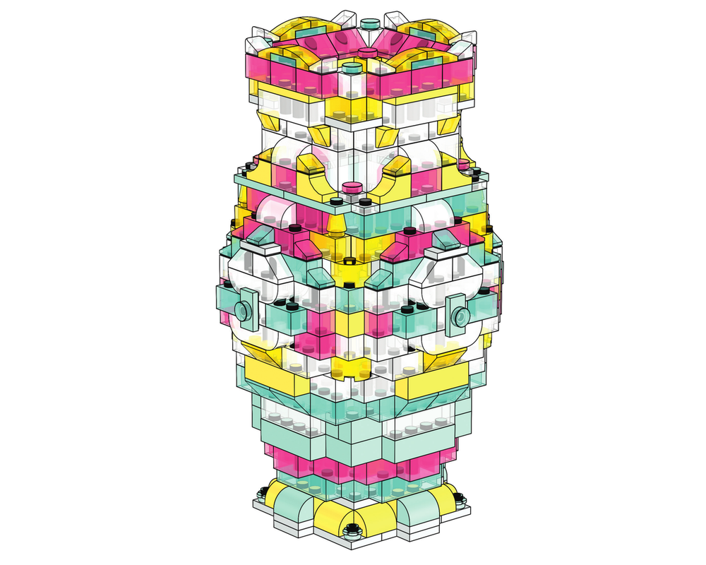 LEGO Set 11040-1-b1 Transparent vase (2025 Classic) | Rebrickable ...