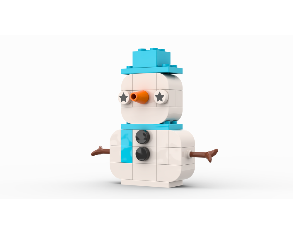 LEGO Set 11042-1-c3 Snowman (2025 Classic) | Rebrickable - Build with LEGO