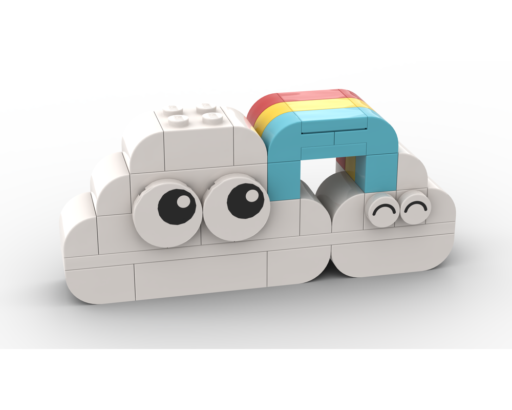 LEGO Set 11044-1-s8 Cloud and Rainbow (2025 Classic) | Rebrickable ...
