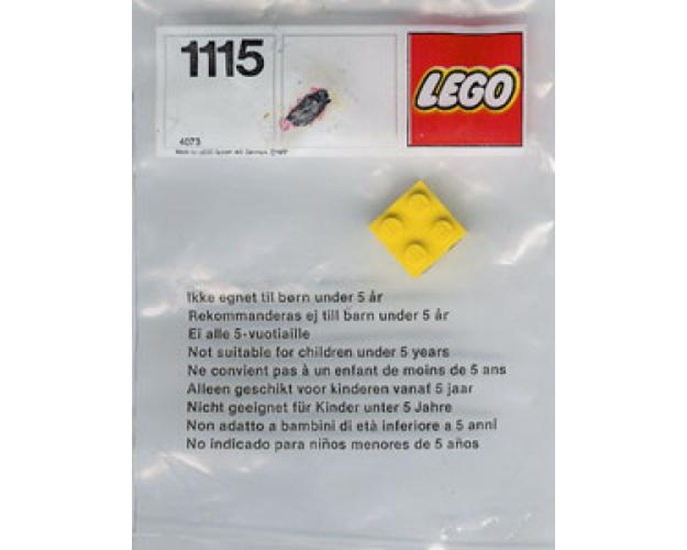 LEGO Set 1115-1 4.5V Lighting Brick (2 x 2) (1977 Service Packs ...
