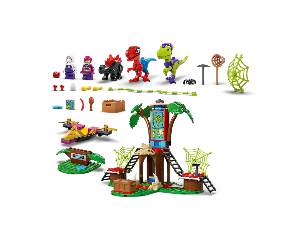 LEGO Set 11200-1 Spidey and Gobby's Raptor Battle at Tree House HQ ...