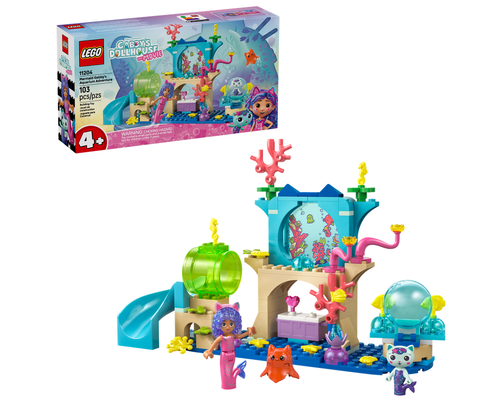 LEGO Set 11204-1 Mermaid Gabby's Aquarium Adventure (2025 Gabby's ...