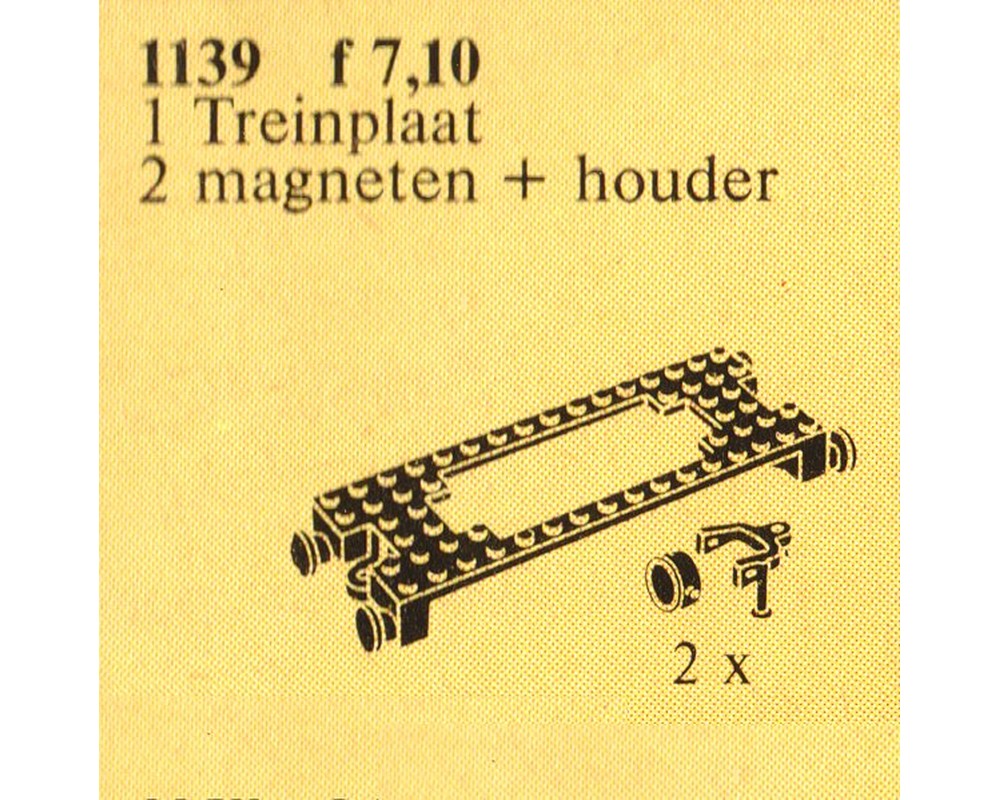LEGO Set 1139-1 Motor-Mount Plate with Magnetic Couplers (1981 Service ...