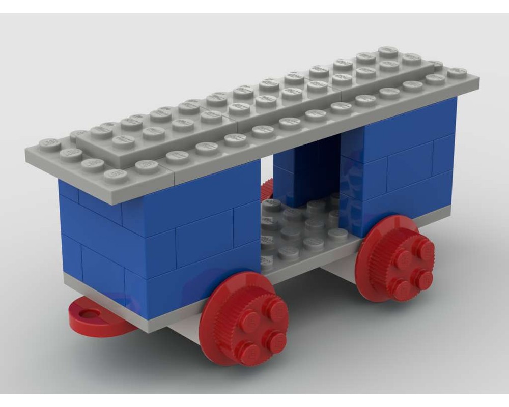 LEGO Set 114-2-s2 Box Car (1966 Train > 4.5V) | Rebrickable - Build ...