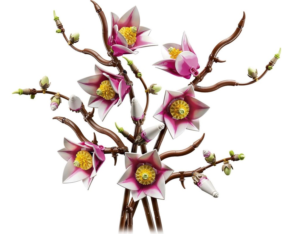 LEGO Set 11510-1 Magnolia Branches (2026 Botanicals) | Rebrickable ...