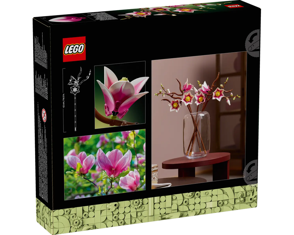 LEGO Set 11510-1 Magnolia Branches (2026 Botanicals) | Rebrickable ...