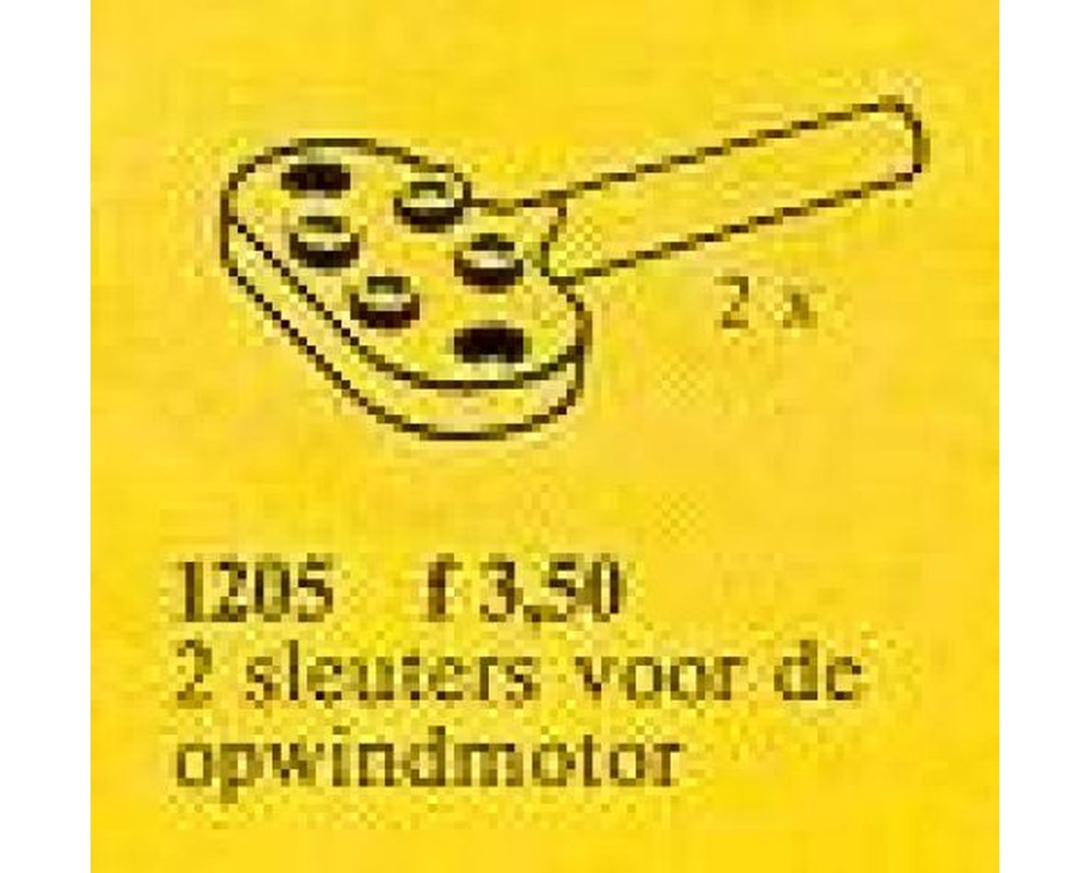 LEGO Set 1205-1 Keys for Wind-Up Motor (1982 Service Packs ...
