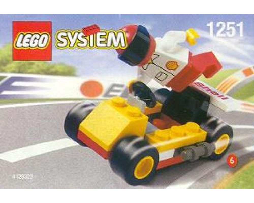LEGO Set 1251-1 Go-Cart (1999 Town) | Rebrickable - Build with LEGO