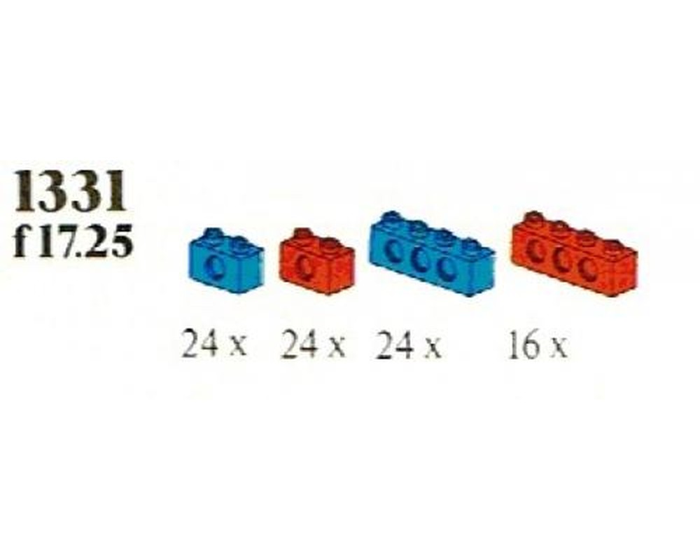 LEGO Set 1331-1 Red/Blue Bricks (1985 Educational and Dacta > Service ...