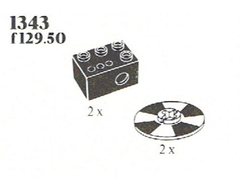 LEGO Set 1343-1 Optosensors (4.5V) and Discs (1986 Educational and ...