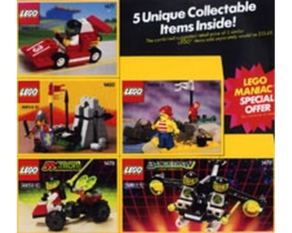 LEGO Set 1476-1 Five Set Bonus Pack (1991 Value Packs) | Rebrickable ...