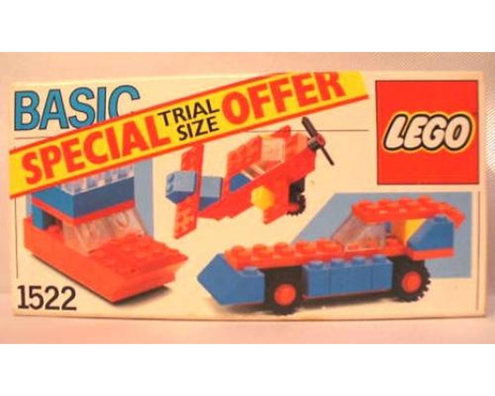 LEGO Set 1522-1 Basic Building Set Trial Size (1989 Universal Building ...