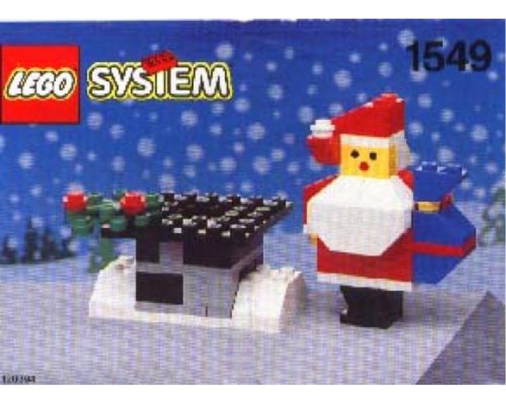 LEGO Set 1549-1 Santa and Chimney (1992 Seasonal > Christmas ...