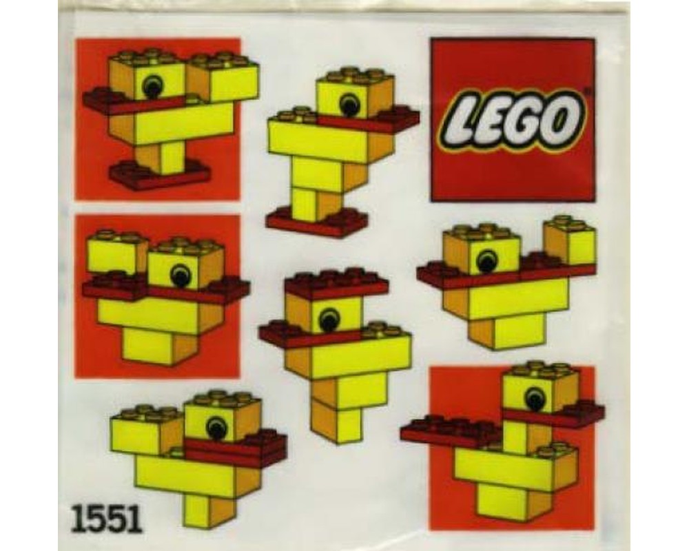 LEGO Set 1551-1 Chick (1985 Seasonal > Easter) | Rebrickable - Build ...