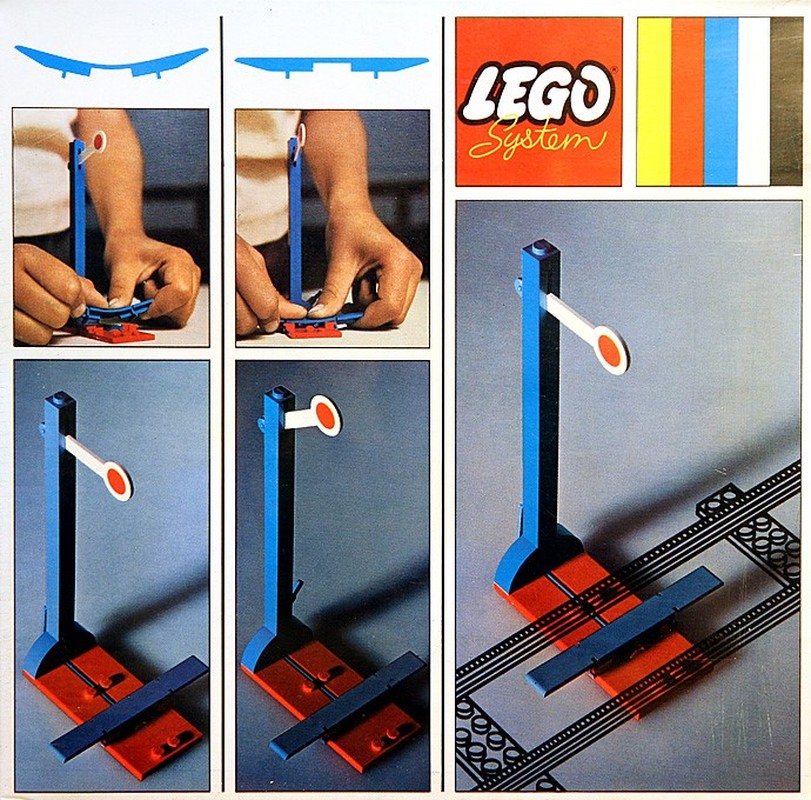 LEGO 156-1 2 Signals with Automatic Stop / Go Attachment (1968 Train ...