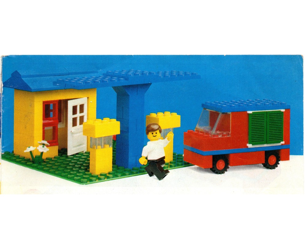 LEGO Set 1638-1-b1 Service Station & Car (1990 Universal Building Set ...