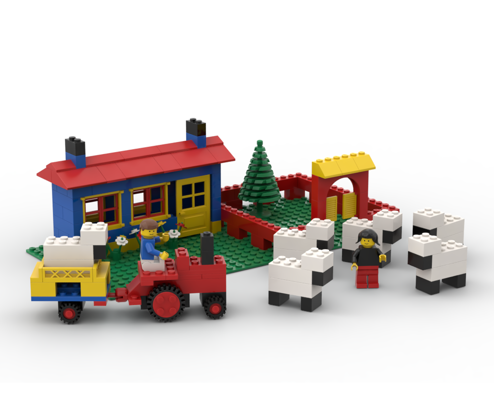 LEGO Set 1639-1-c3 Farm (1990 Universal Building Set > Basic ...