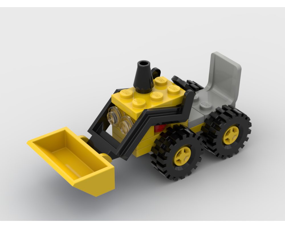 LEGO Set 1656-1-s2 Evacuation Team Skid Steer Loader (1991 Town ...