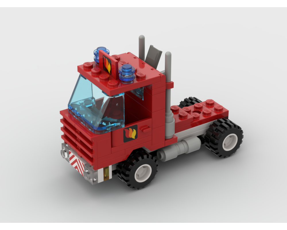 LEGO Set 1656-1-s4 Evacuation Team Tractor (1991 Town > Classic Town ...