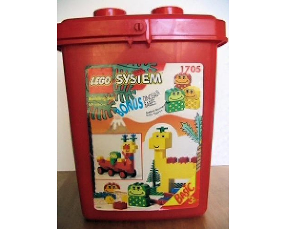 LEGO Set 1705-1 Large Dinosaur Bucket (1994 Universal Building Set ...