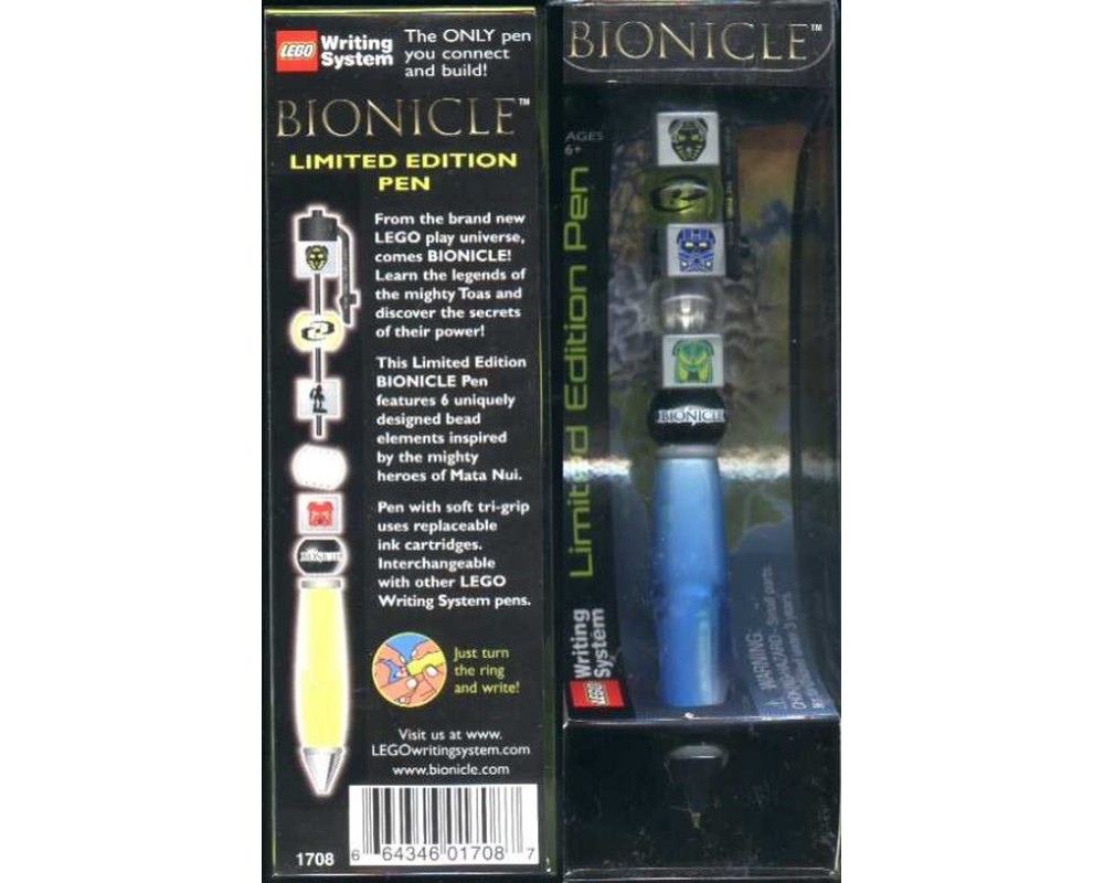 LEGO Set 1708-2 Bionicle Limited Edition Pen (2001 Gear > Stationery ...