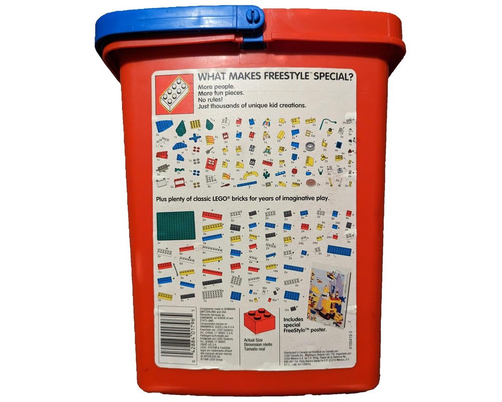 LEGO Set 1796-1 Freestyle Large Monster Bucket (1996 Freestyle ...