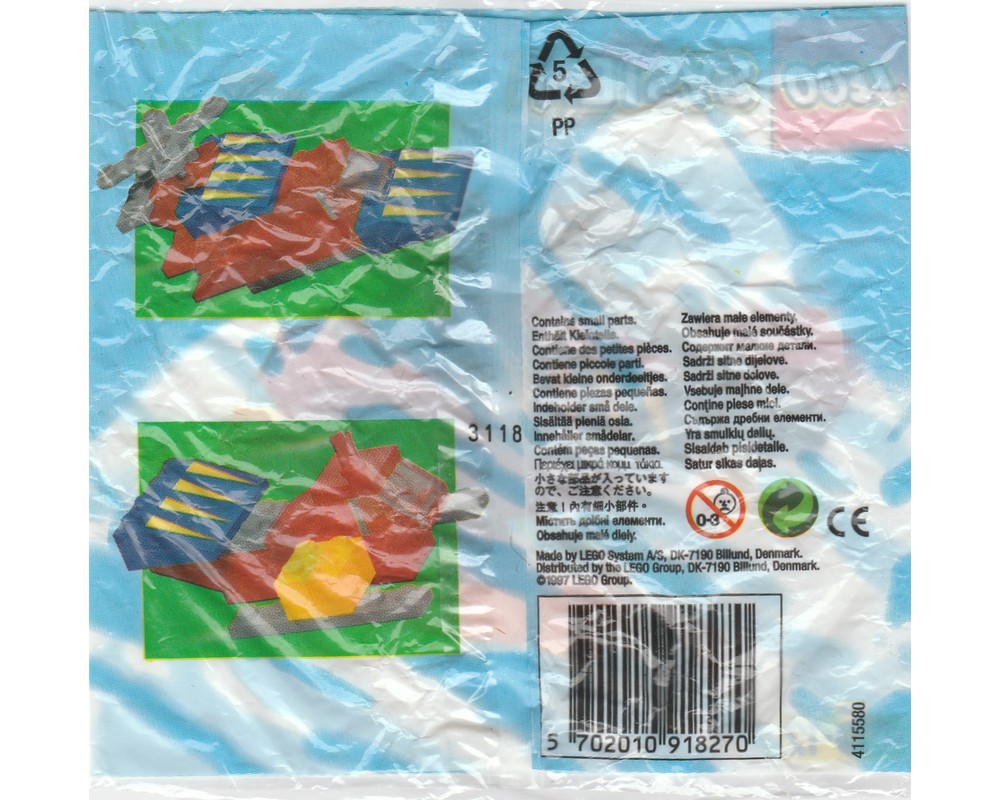 LEGO Set 1827-1 Helicopter (1997 Universal Building Set > Basic ...