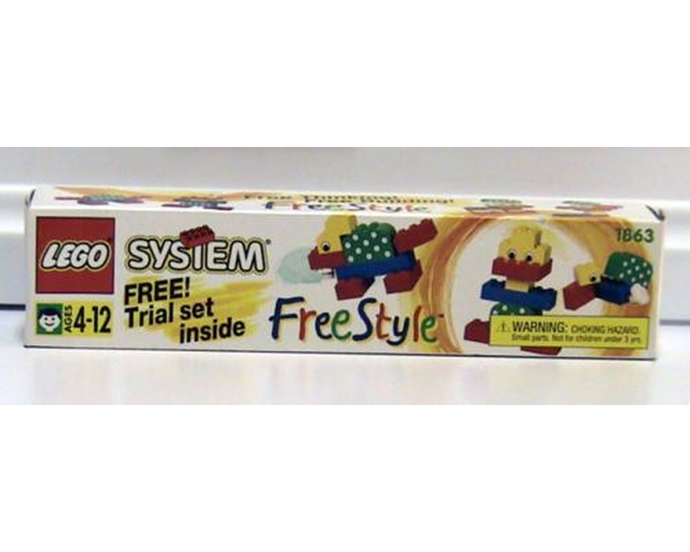LEGO Set 1863-1 Freestyle Trial Set (1995 Freestyle) | Rebrickable ...