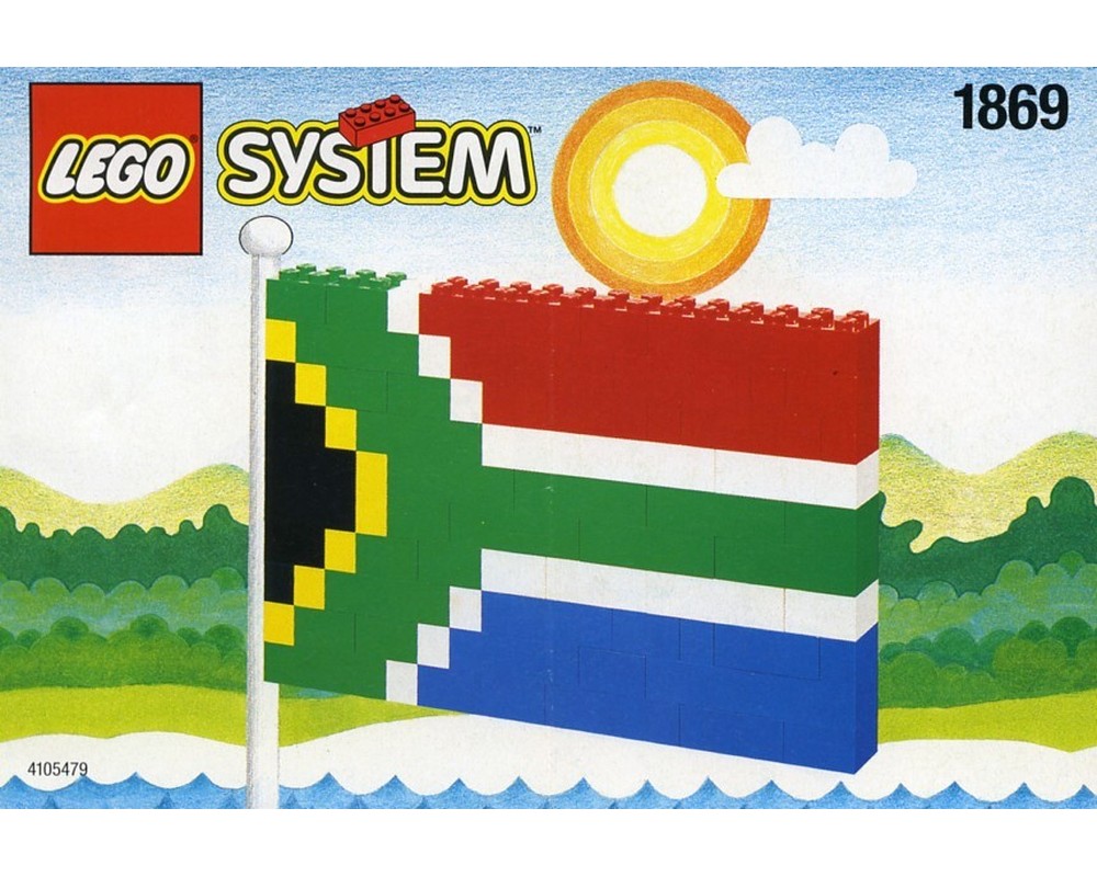 LEGO Set 1869-1 South African Flag (1996 Universal Building Set > Basic ...