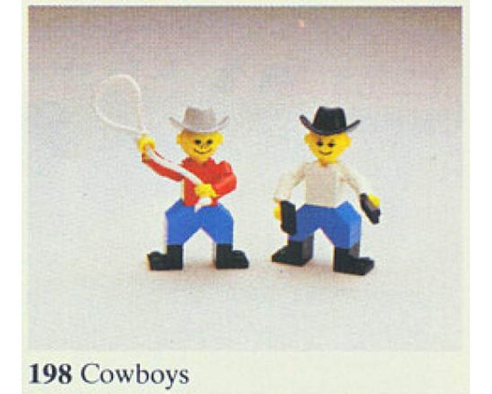 LEGO Set 198-1 Cowboys (1977 Building Set with People) | Rebrickable ...