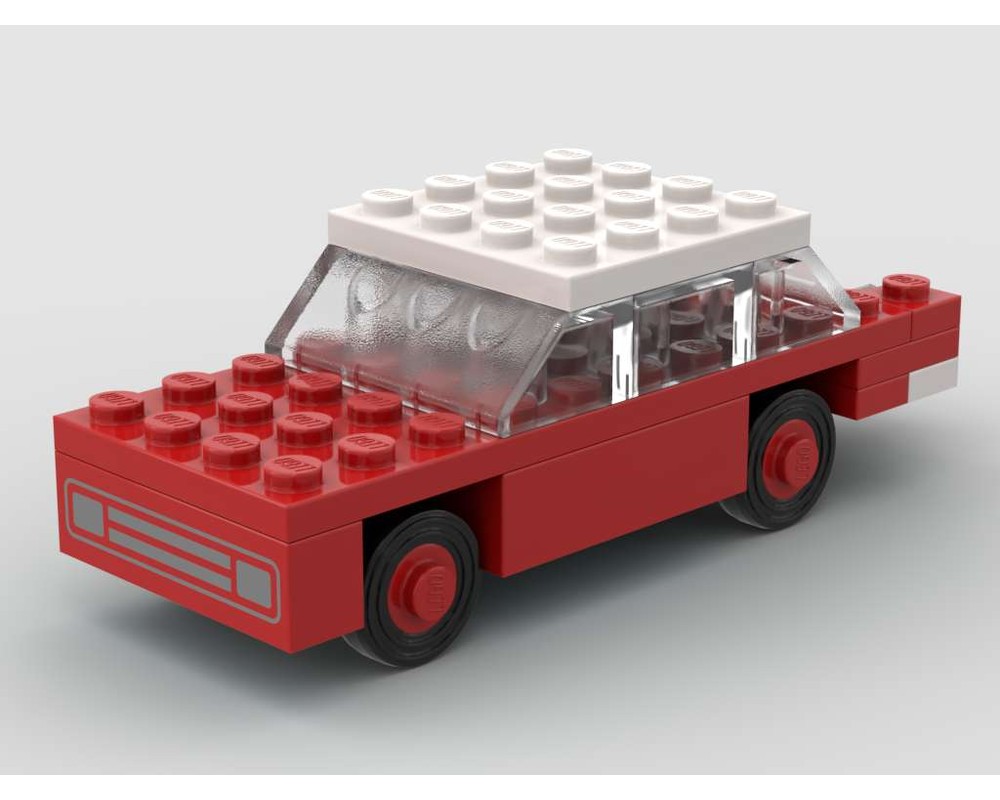 LEGO Set 2-10-s1 Car (1971 System > Samsonite) | Rebrickable - Build ...