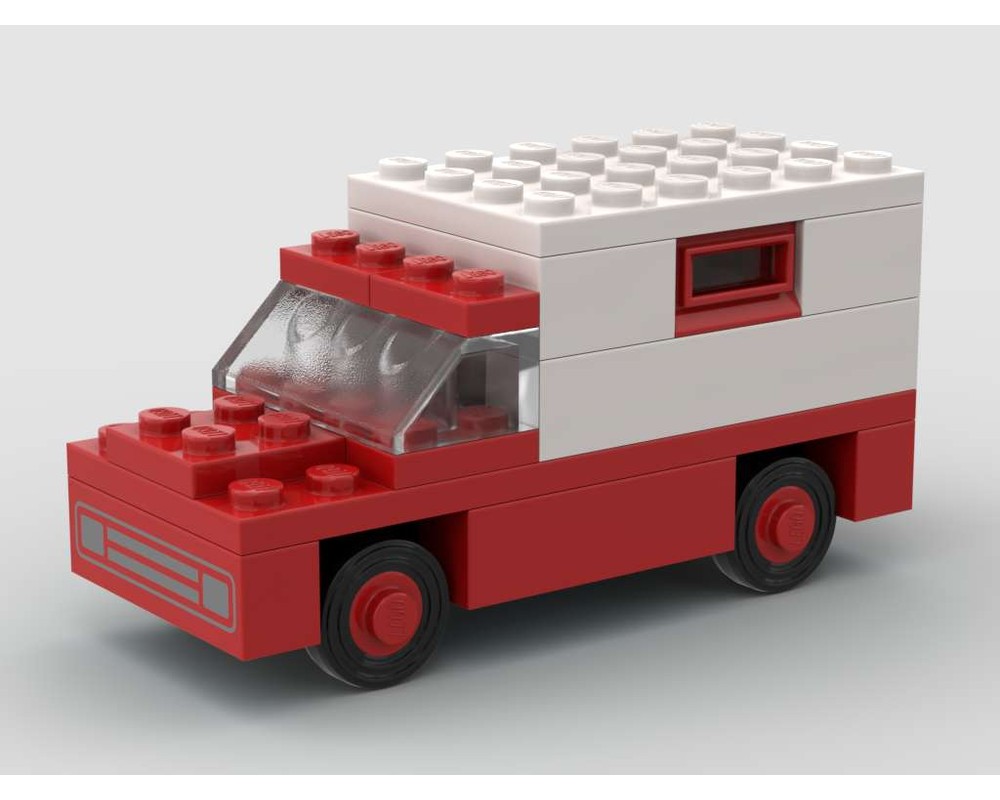 LEGO Set 2-10-s3 Pickup Camper (1971 Legoland > Vehicle) | Rebrickable ...
