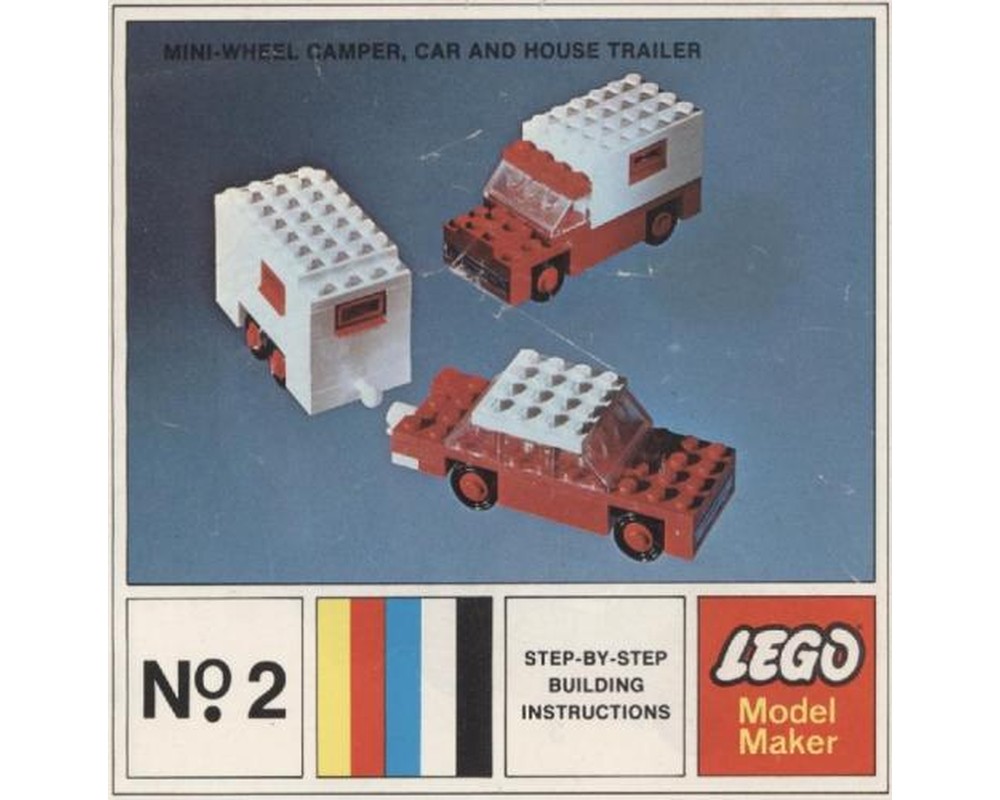 LEGO Set 2-10 Mini-Wheel Model Maker No. 2 (1971 System > Samsonite ...