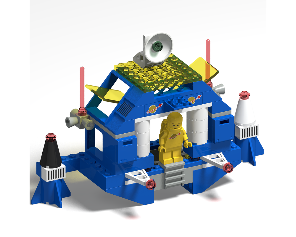 LEGO Set 200-2-c25 Space Ship (1985 Books) | Rebrickable - Build with LEGO